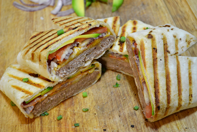 Cali Turkey Burger Quesadillas - I am a Honey Bee