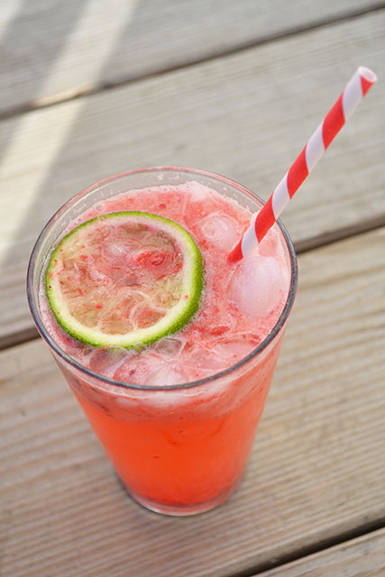 Thirsty Thursday: Raspberry Lime Rickey - I am a Honey Bee