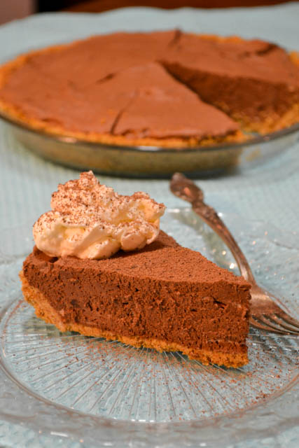 Chocolate Icebox Pie - I am a Honey Bee