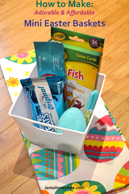 How To Make Adorable and Affordable Mini Easter Baskets - I am a Honey Bee