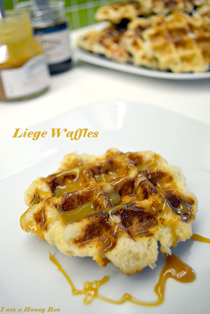 Liege Waffles - I am a Honey Bee