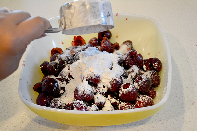 Fresh Cherry Slab Pie - I am a Honey Bee